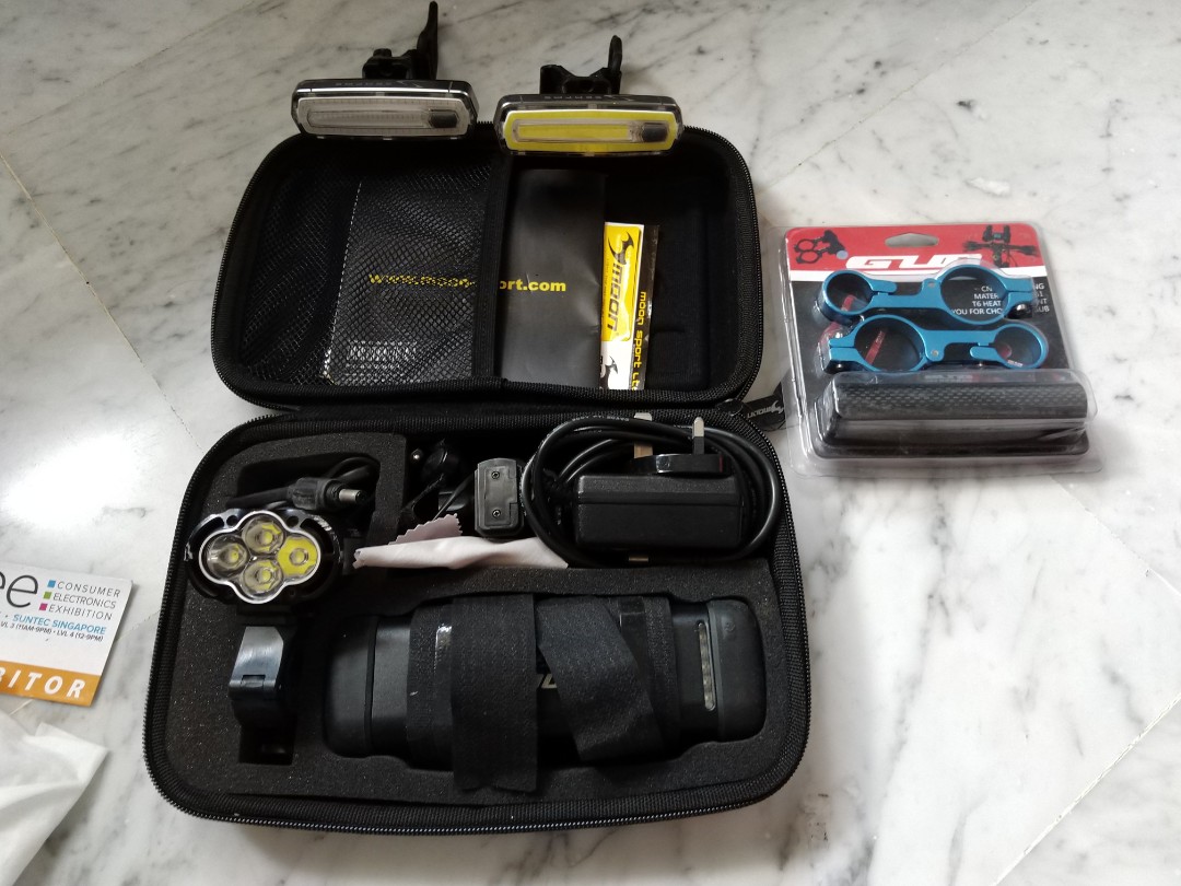 moon xp2500 ( used ) with head & tail lights + handlebar mount, Sports ...