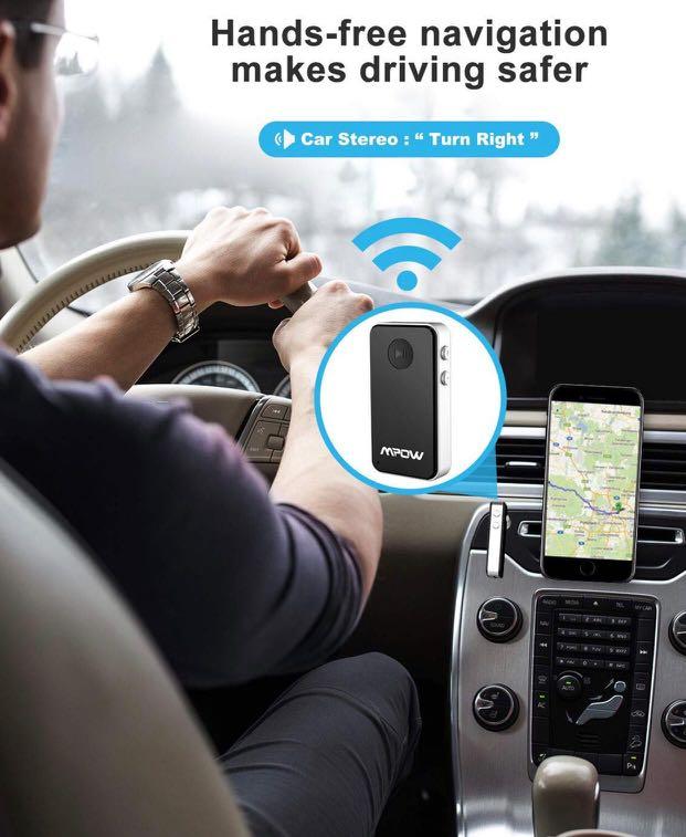 Mpow Bluetooth Receiver, Streambot Mini Bluetooth Car Aux Adapter ...