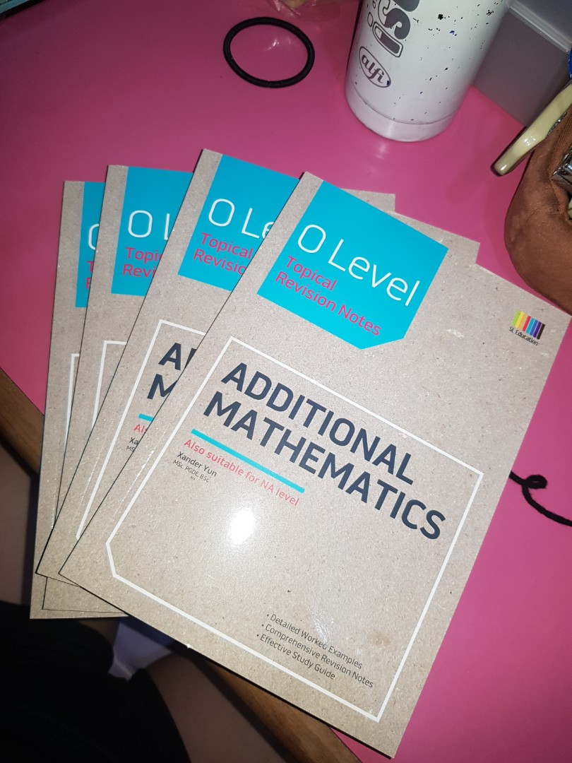 o level a math and e math revision notes, Hobbies & Toys, Books ...