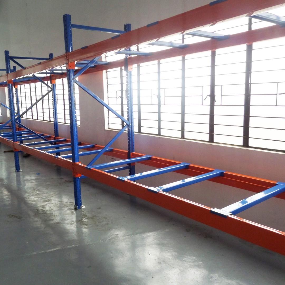 Pallet Rack - steel Rack Tie Beam heavy Duty Rack on Carousell