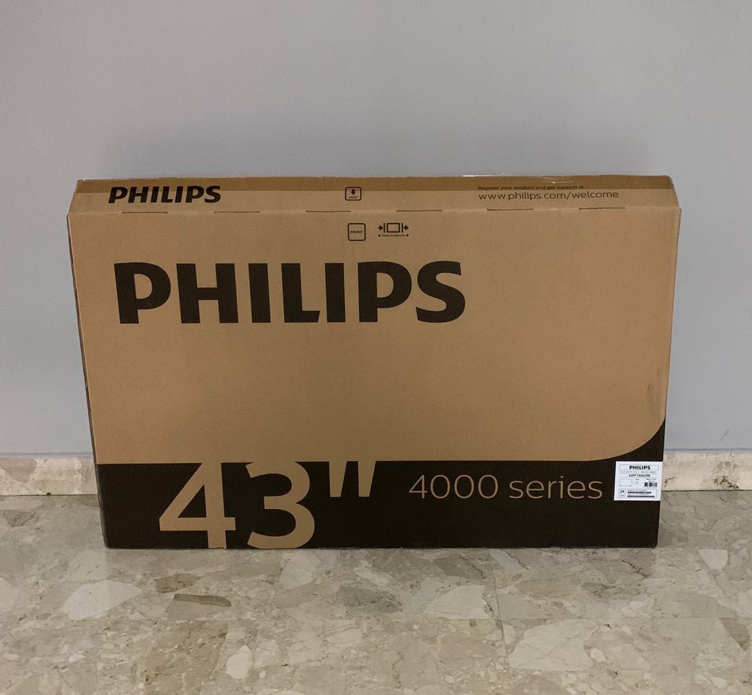 Philips Empty TV Box with Styrofoam, TV & Home Appliances, TV ...