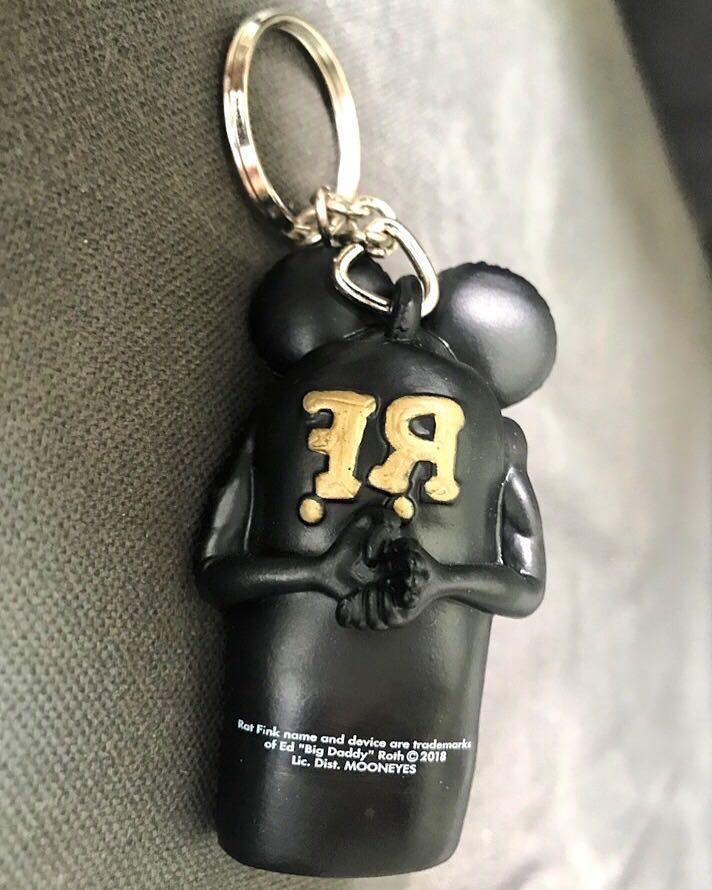 RAT FINK Keychain + Lighter Holder (BLACK RAT - Limited Edition ...