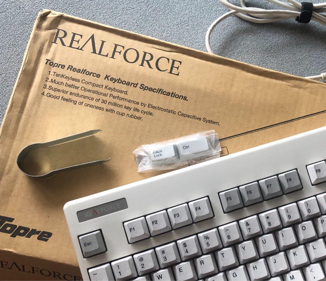 Realforce 86U Topre switch TKL mechanical keyboard, Computers & Tech ...