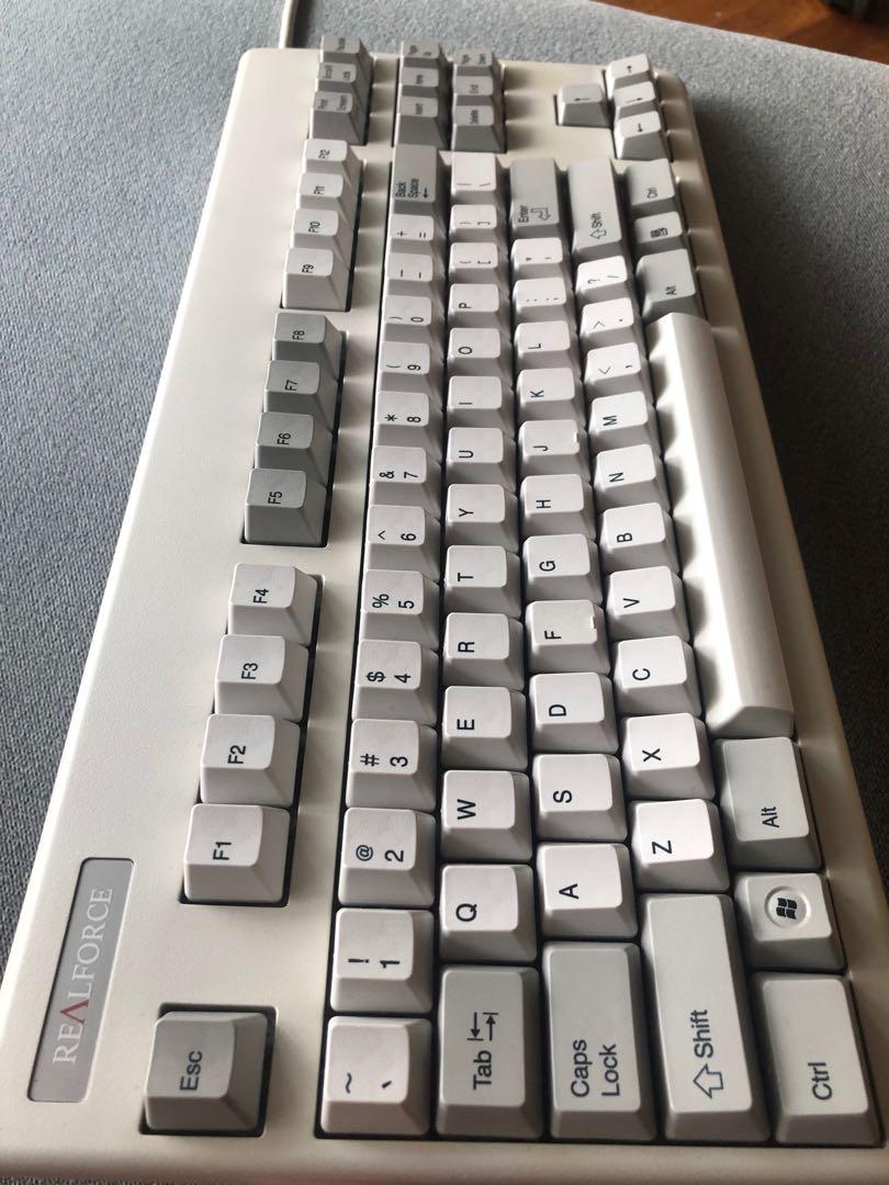 Realforce 86U Topre switch TKL mechanical keyboard, Computers & Tech ...