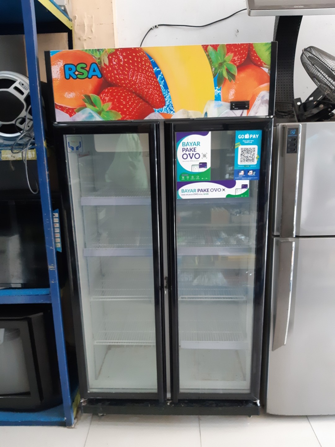 Showcase 2 pintu RSA R134A, 600 liter, mulus, Kitchen & Appliances di ...