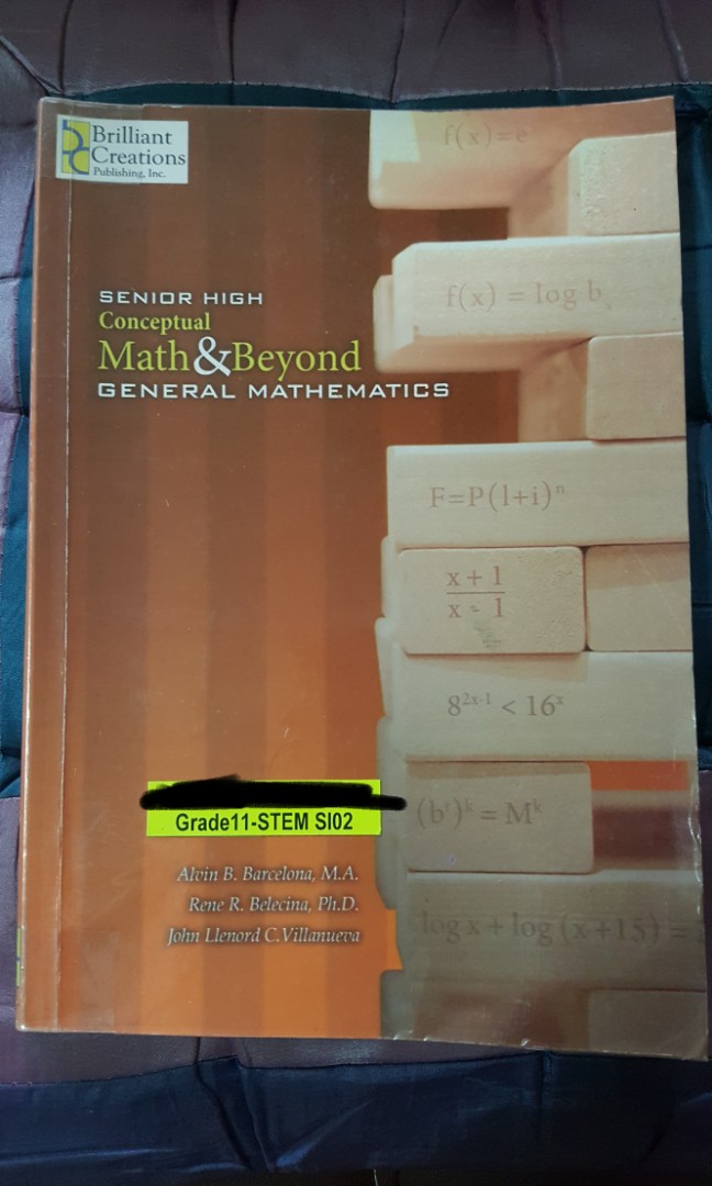 (SHS BOOK!!!) General Mathematics, Hobbies & Toys, Books & Magazines ...