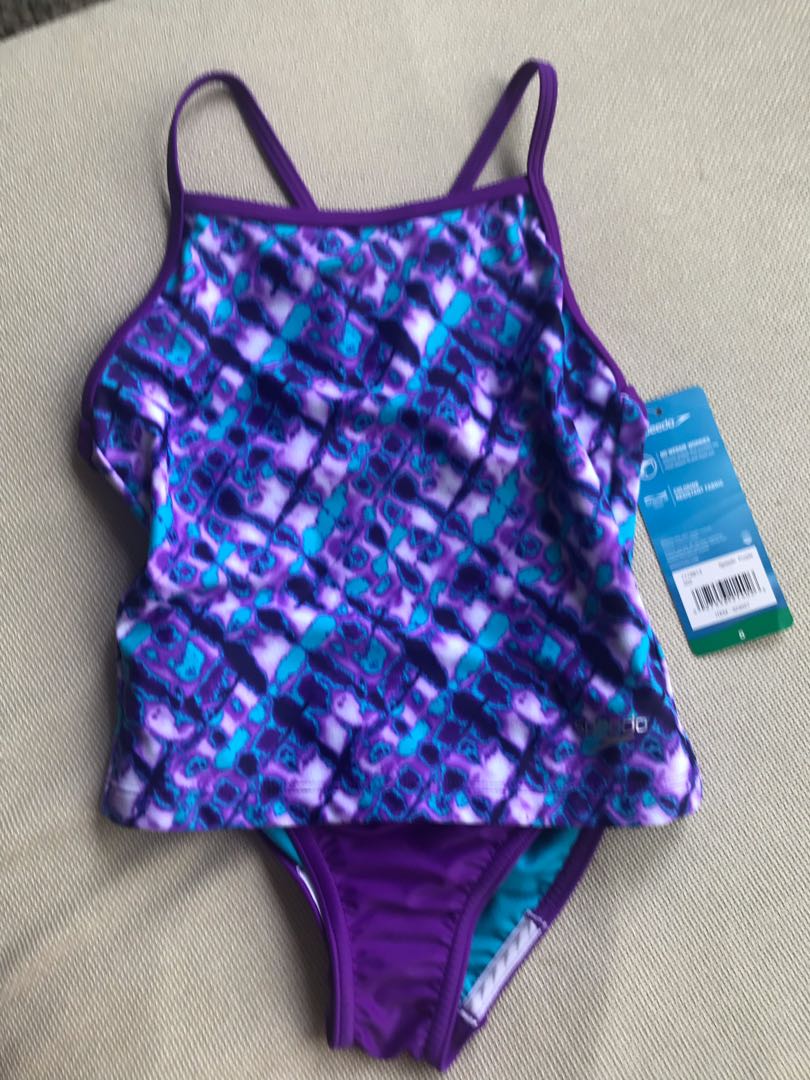 Speedo 2-pc Girls Swimsuit, Babies & Kids, Babies & Kids Fashion on ...