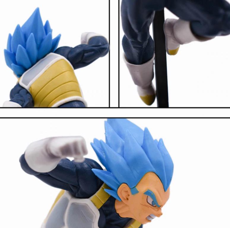 SUPER ULTIMATE SOLDIERS THE MOVIE Broly Blue Hair Vegeta 18cm Dragon ...