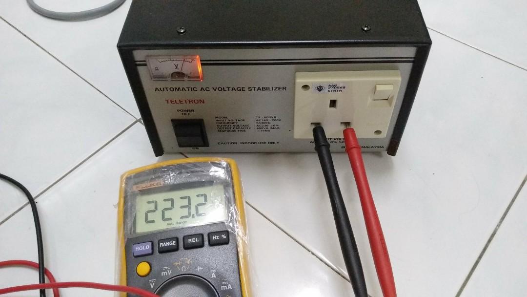 TELETRON AC voltage stabilizer 600VA, Photography, Photography Accessories, Gimbals ...