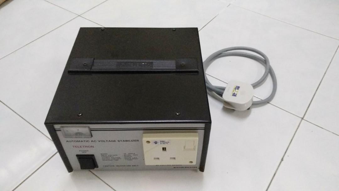 TELETRON AC voltage stabilizer 600VA, Photography, Photography Accessories, Gimbals ...