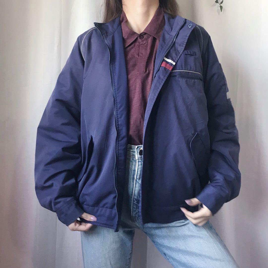 Vintage ExxonMobil Bomber Jacket, Women's Fashion, Coats, Jackets and ...