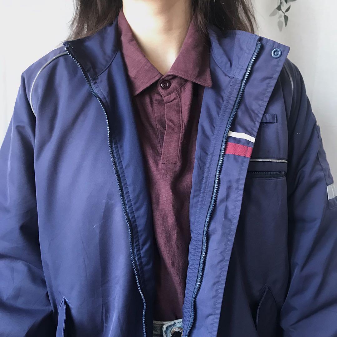 Vintage ExxonMobil Bomber Jacket, Women's Fashion, Coats, Jackets and ...