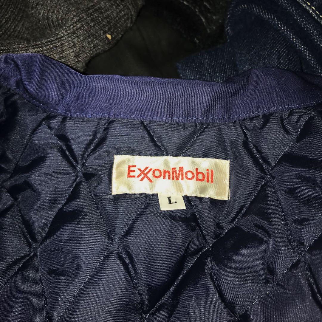 Vintage ExxonMobil Bomber Jacket, Women's Fashion, Coats, Jackets and ...