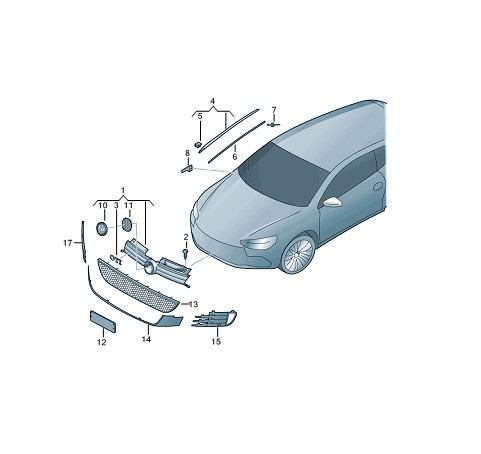 VOLKSWAGEN GOLF MK6 TSI FRONT BUMPER - TAIWAN, Auto Accessories on ...