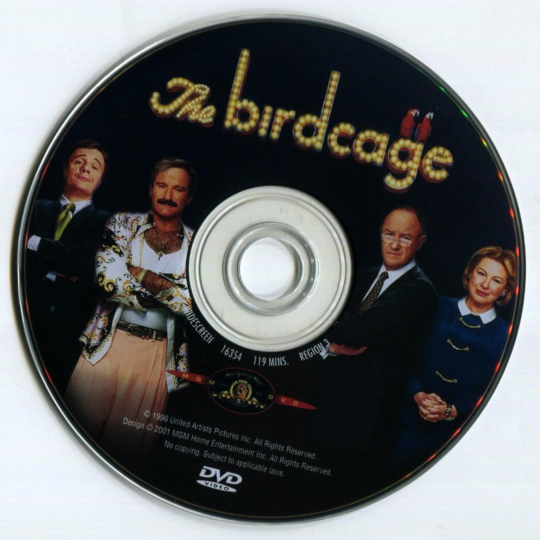 1996 The Birdcage - Robin WIlliams, Gene Hackman, Nathan Lane, Dianne Wiest (Original Code 3 DVD ...