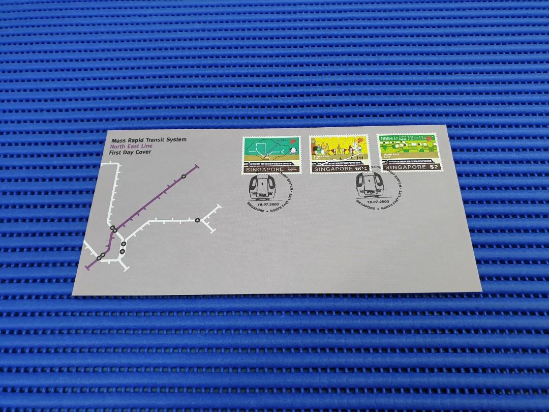 2003 Singapore First Day Mass Rapid Transit System North East Line ...