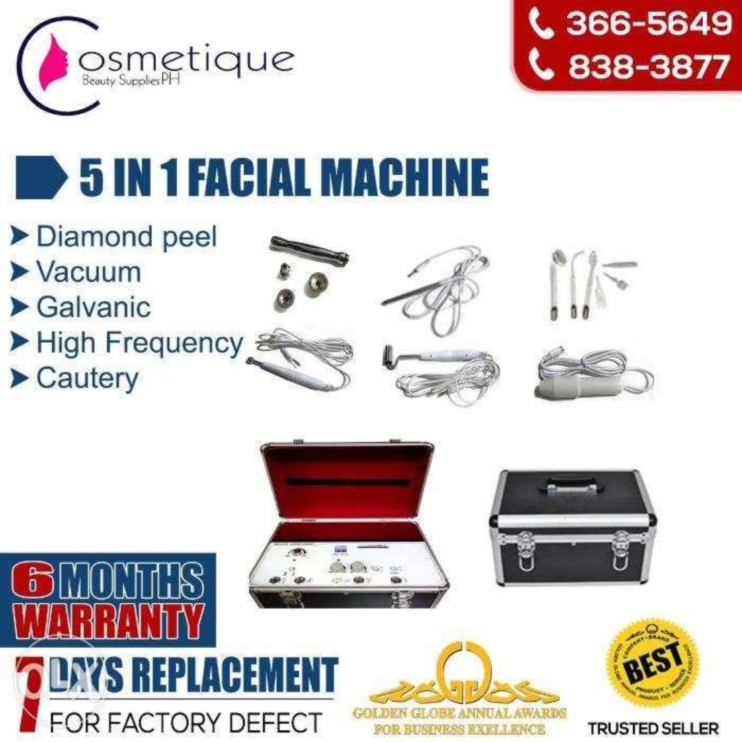 5in1 facial machine diamond peel galvanic etc, Beauty & Personal Care ...