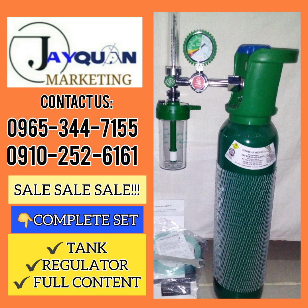 5lbs Complete set medical oxygen tank, Beauty & Personal Care, Face ...