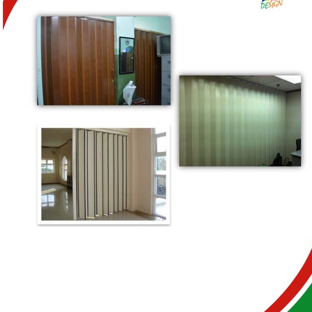 Accordion Partitions: Folding Door, Furniture & Home Living, Office ...