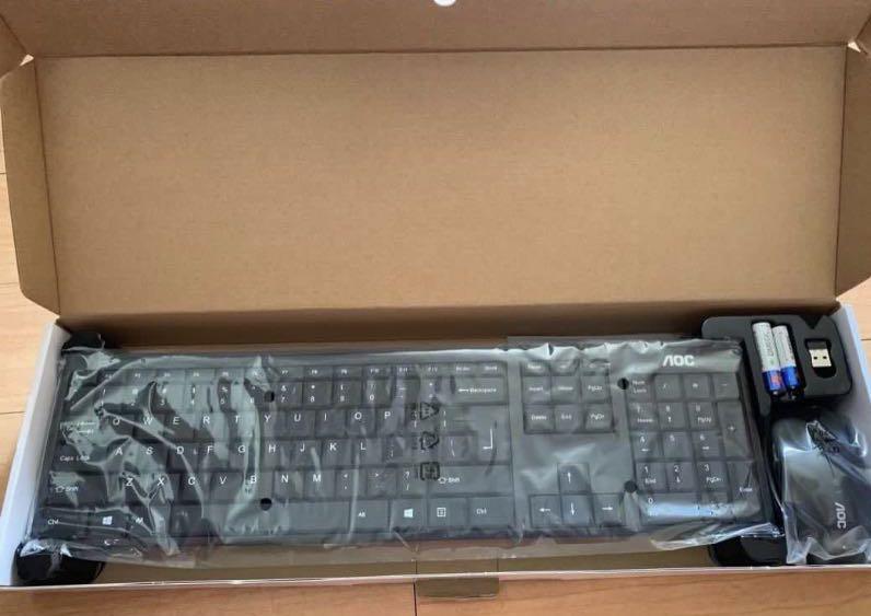 AOC KM200 WIRELESS KB & MOUSE COMBO, Computers & Tech, Parts ...