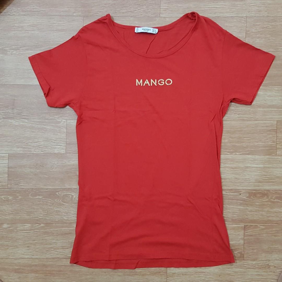 Authentic Mango Red Top, Women's Fashion, Tops, Others Tops on Carousell