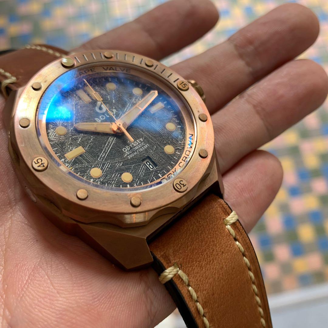 Boldr Odyssey Bronze Meteorite Black, Luxury, Watches on Carousell