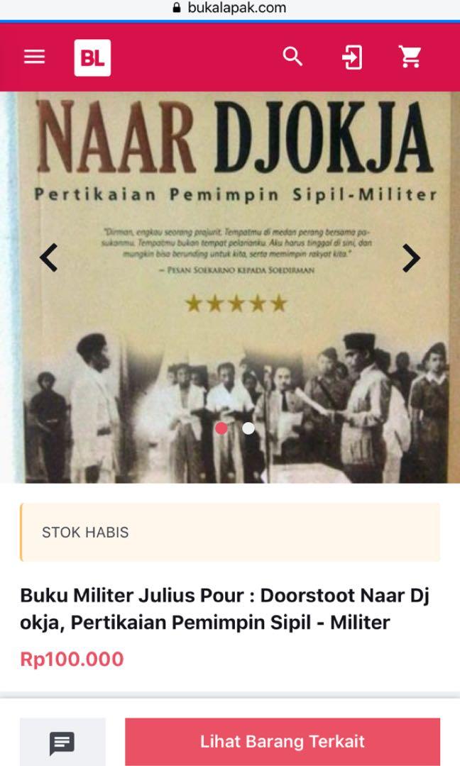 BUKU DOORSTOOT NAAR DJOKJA (BARU), Buku & Alat Tulis, Buku di Carousell