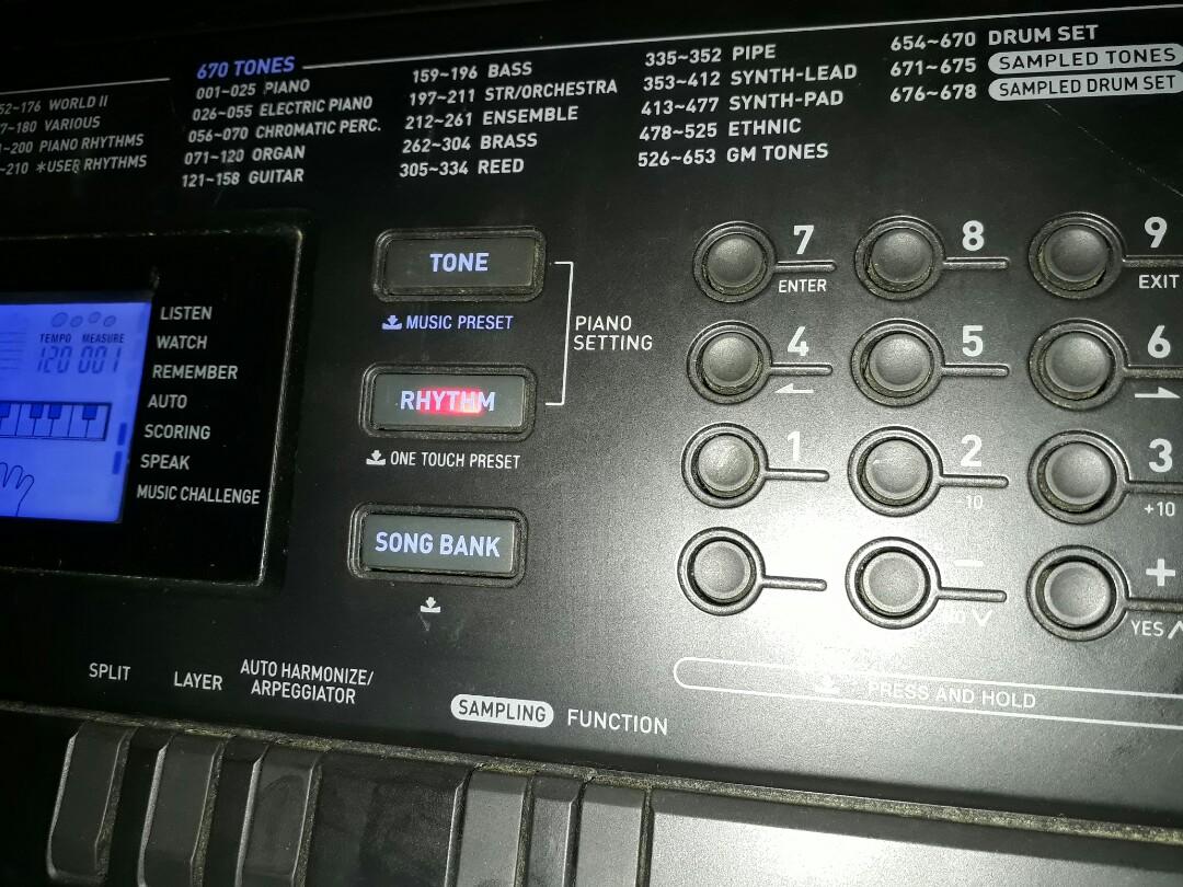 Casio WK-500 Workstation keyboard, Hobbies & Toys, Music & Media ...