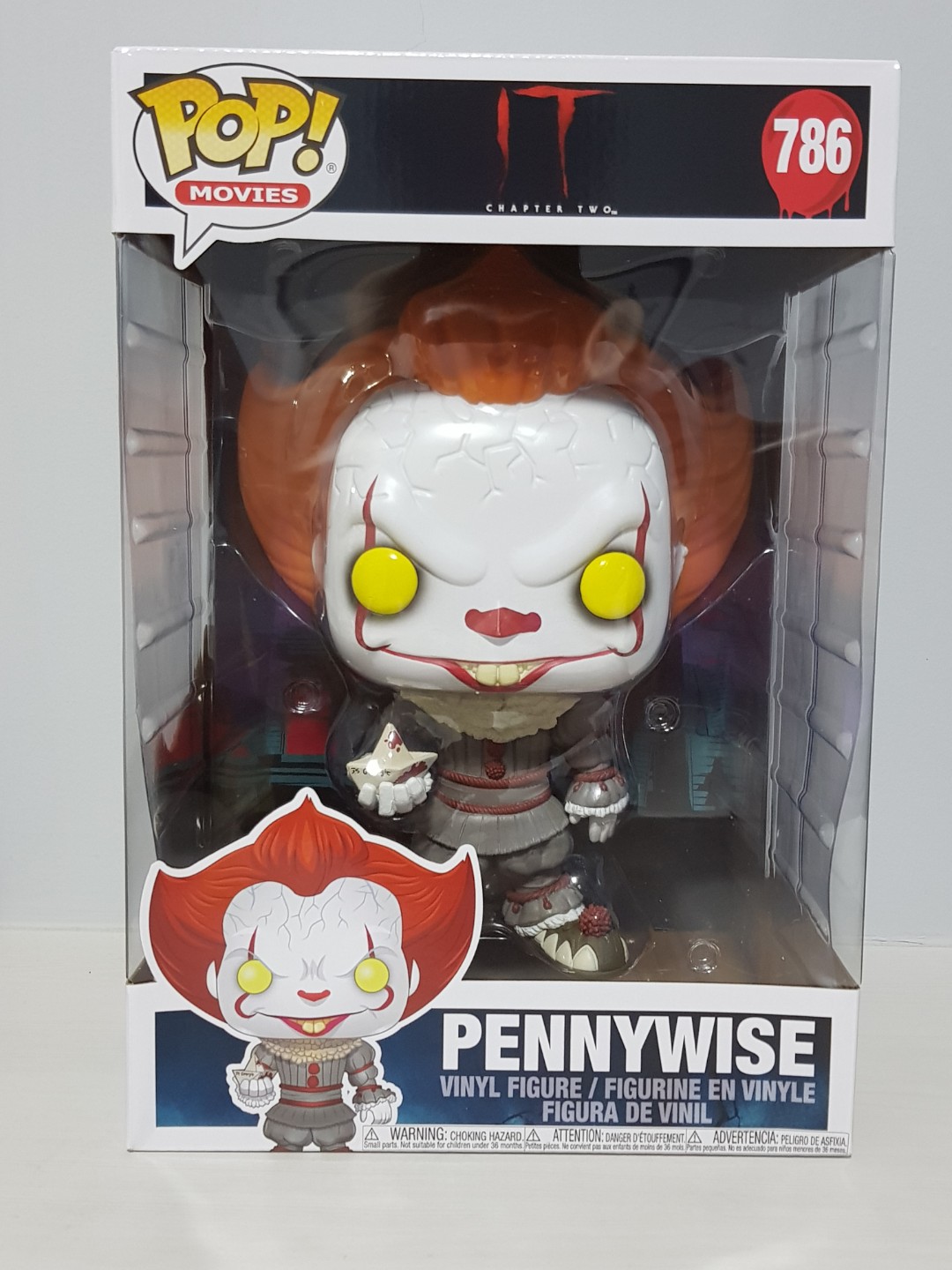 Funko Pop! Movies IT Chapter Two: Pennywise 10" #786 (10 inch figure ...
