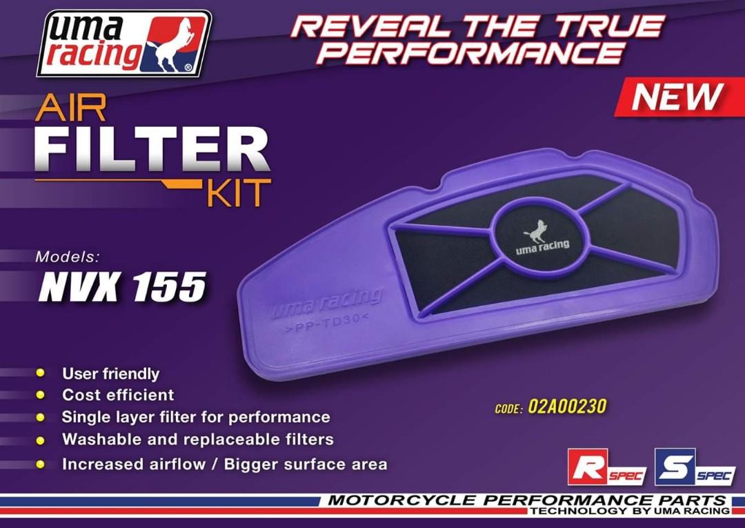 Yamaha Aerox Air Filters Uma Racing Performance Yamaha Sniper Racing ...
