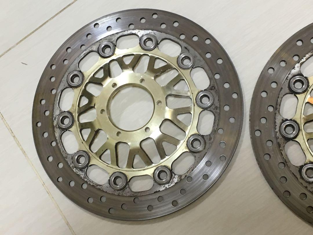 Honda OEM front brake discs for CB400 Super 4 Version S, Motorcycles ...