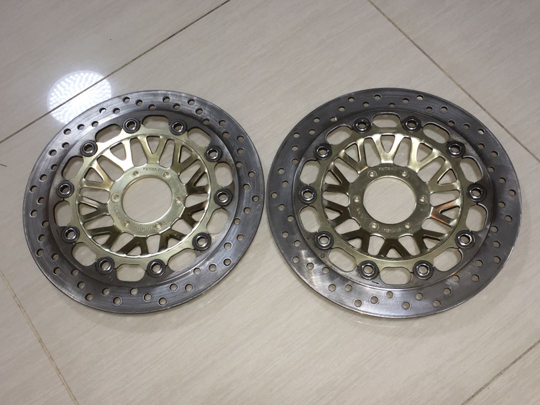 Honda OEM front brake discs for CB400 Super 4 Version S, Motorcycles ...