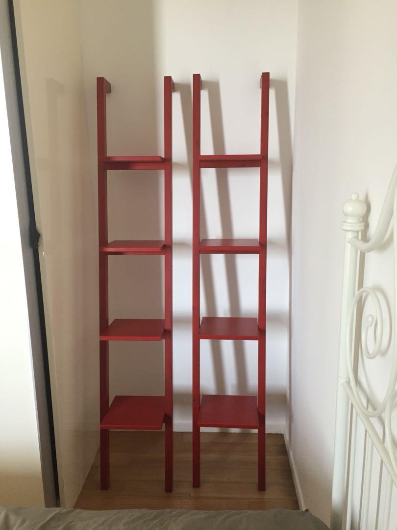IKEA Red shelves, Furniture & Home Living, Furniture, Shelves, Cabinets ...