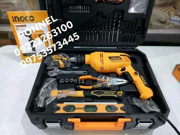 INGCO Impact Drill Tool Set HKTHP11021 (650W, Looking For on Carousell