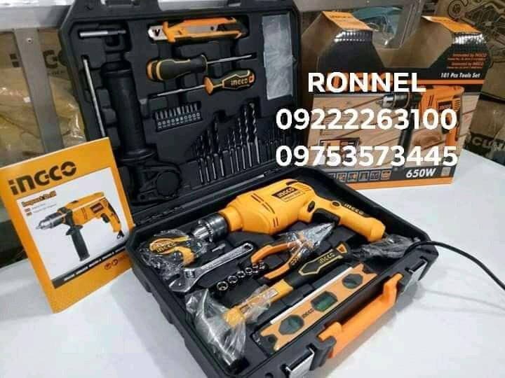 INGCO Impact Drill Tool Set HKTHP11021 (650W, Looking For on Carousell