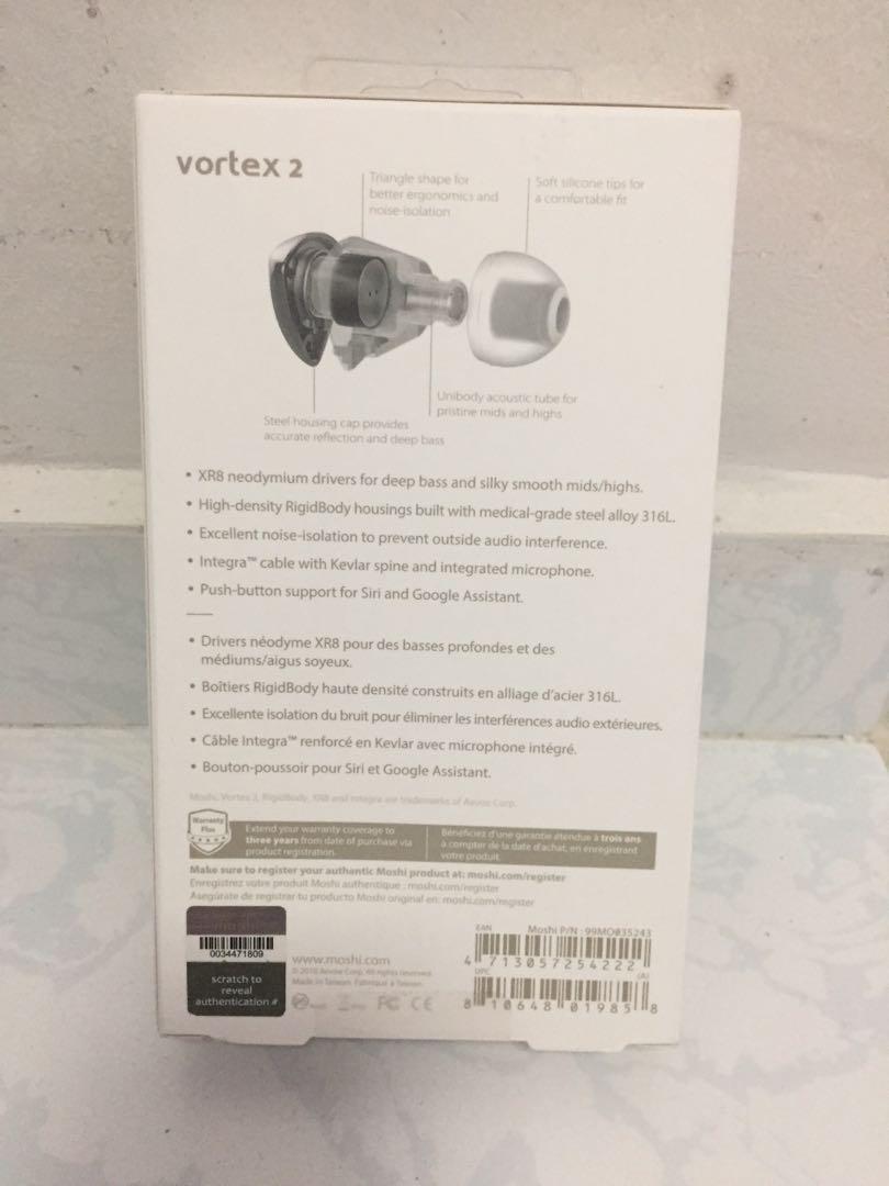 Moshi Vortex 2, Audio, Portable Audio Accessories on Carousell
