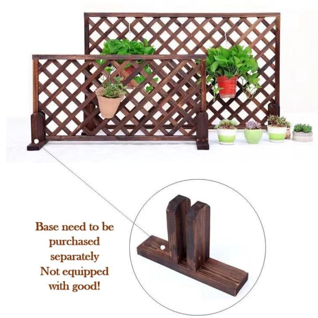 Plant Rack Outdoor Plant Stand Plant Divider Grid Plant Shelving ...