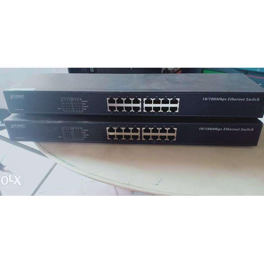 Planet Networking 10/100Mbps Ethernet Switch 16 Port @ P1800 EACH ...