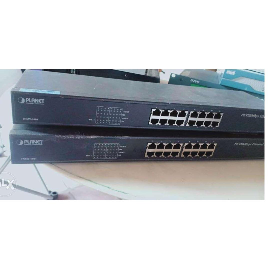 Planet Networking 10/100Mbps Ethernet Switch 16 Port @ P1800 EACH ...