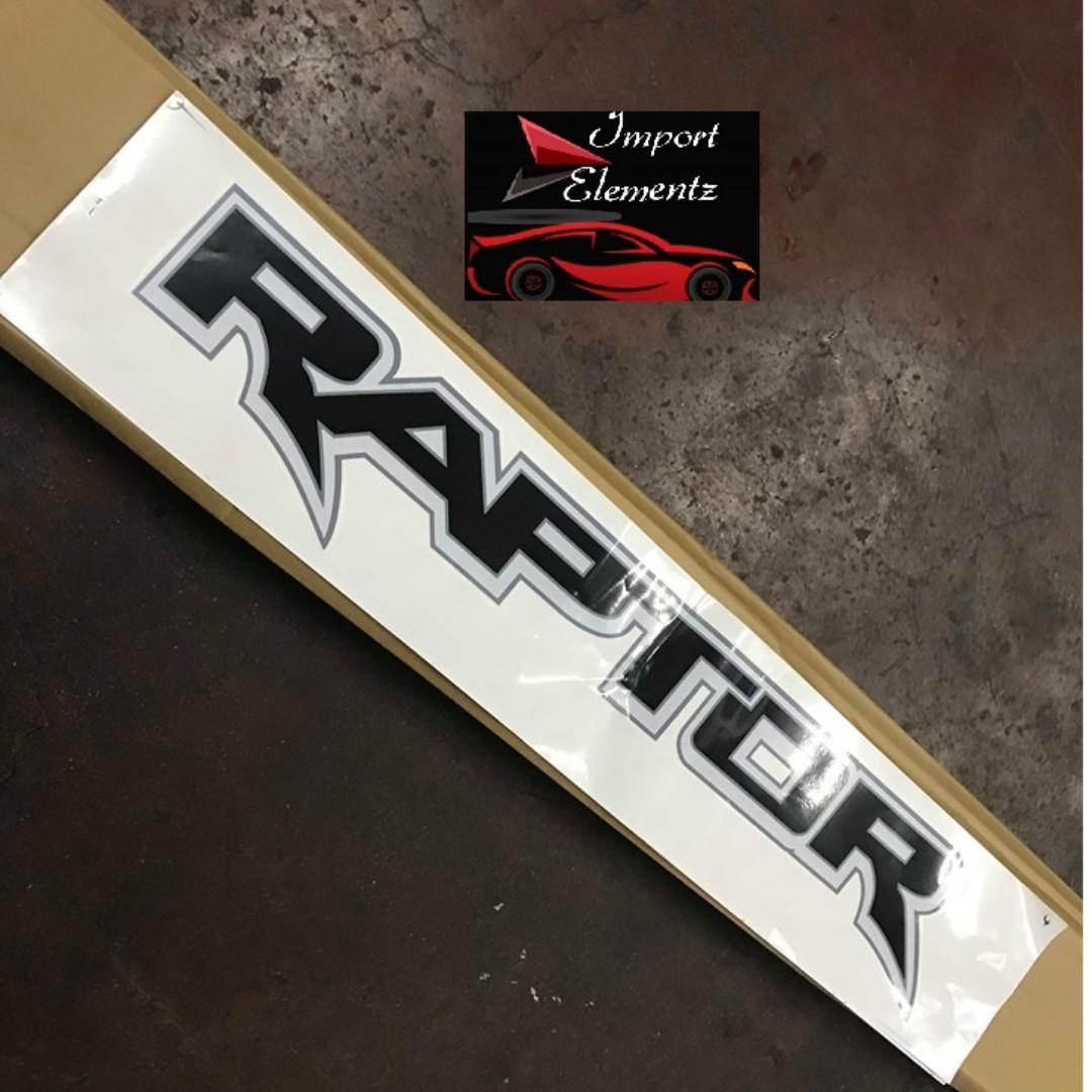 Ford Ranger Rear Side sticker Ranger Raptor Decal logo, Car Parts ...