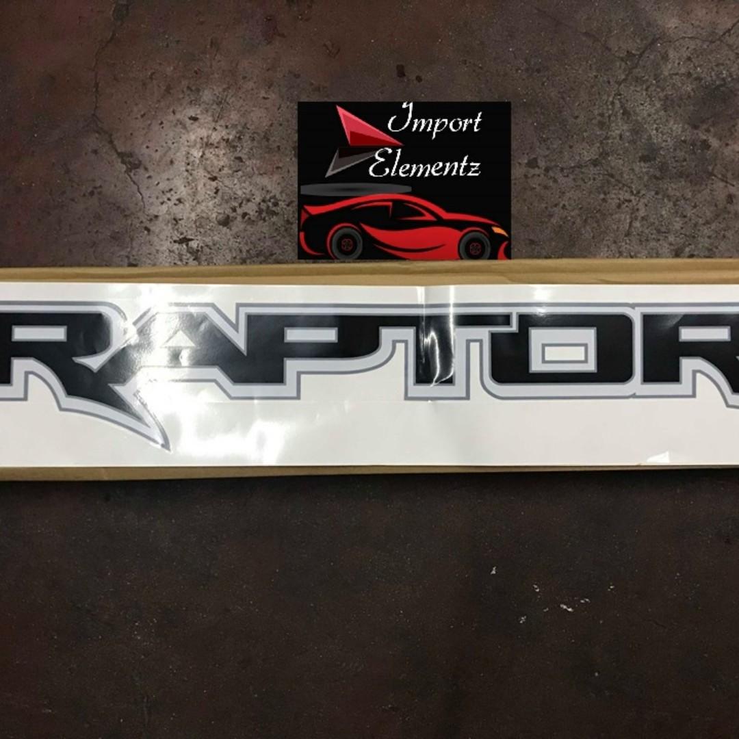 Ford Ranger Rear Side sticker Ranger Raptor Decal logo, Car Parts ...