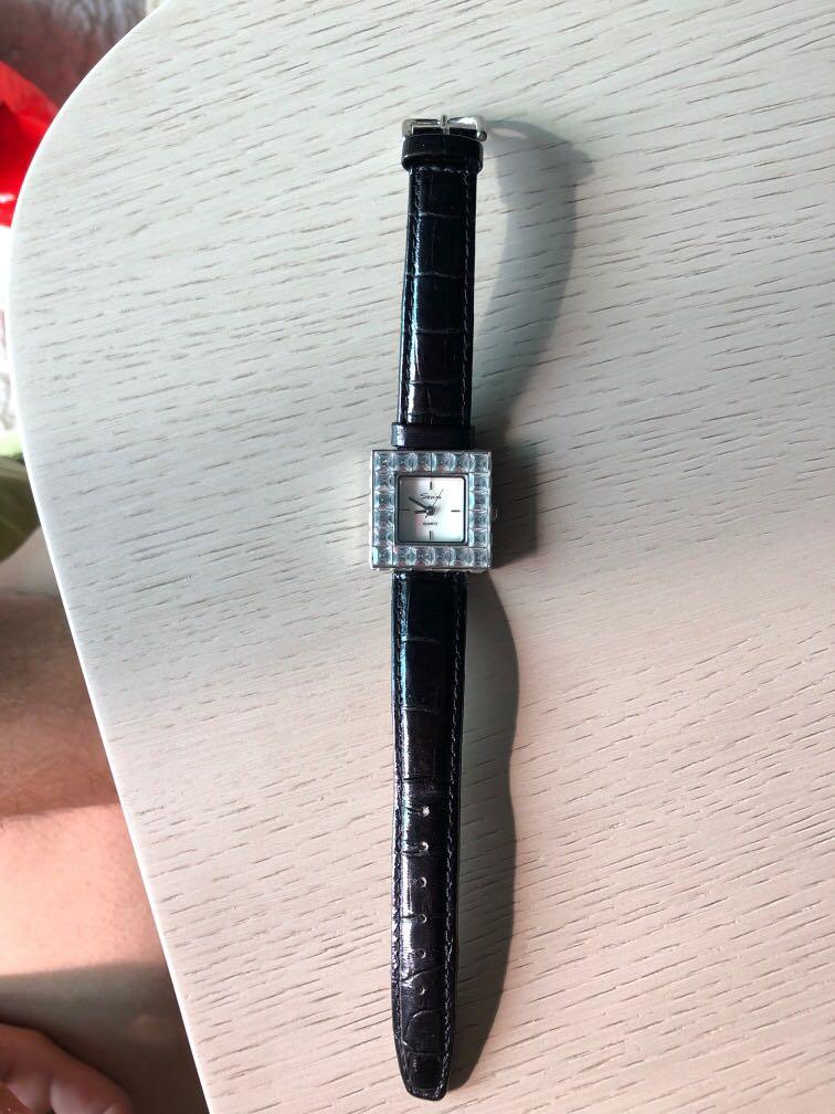 Savina women’s watch. With authentic Rhine stones and mother of pearl ...