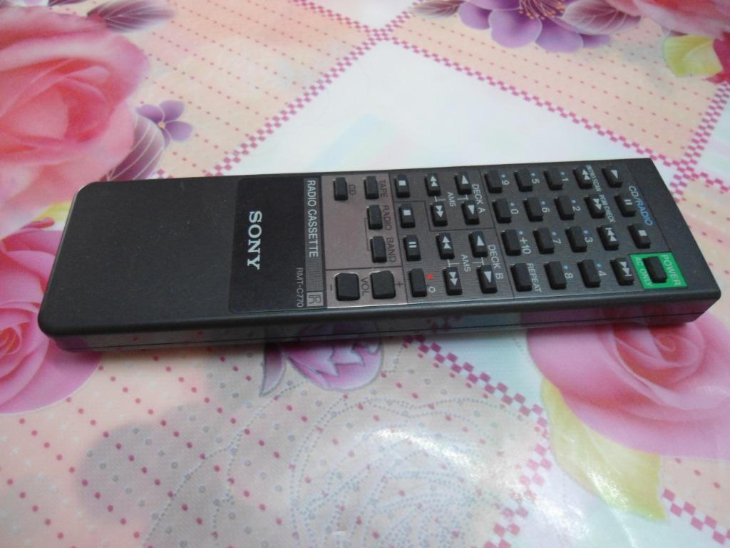 SONY RMT-C770 Radio Cassette Remote Control, Audio, Portable Music ... SONY RMT-C770 Radio Cassette Remote Control, Audio, Portable Music ...