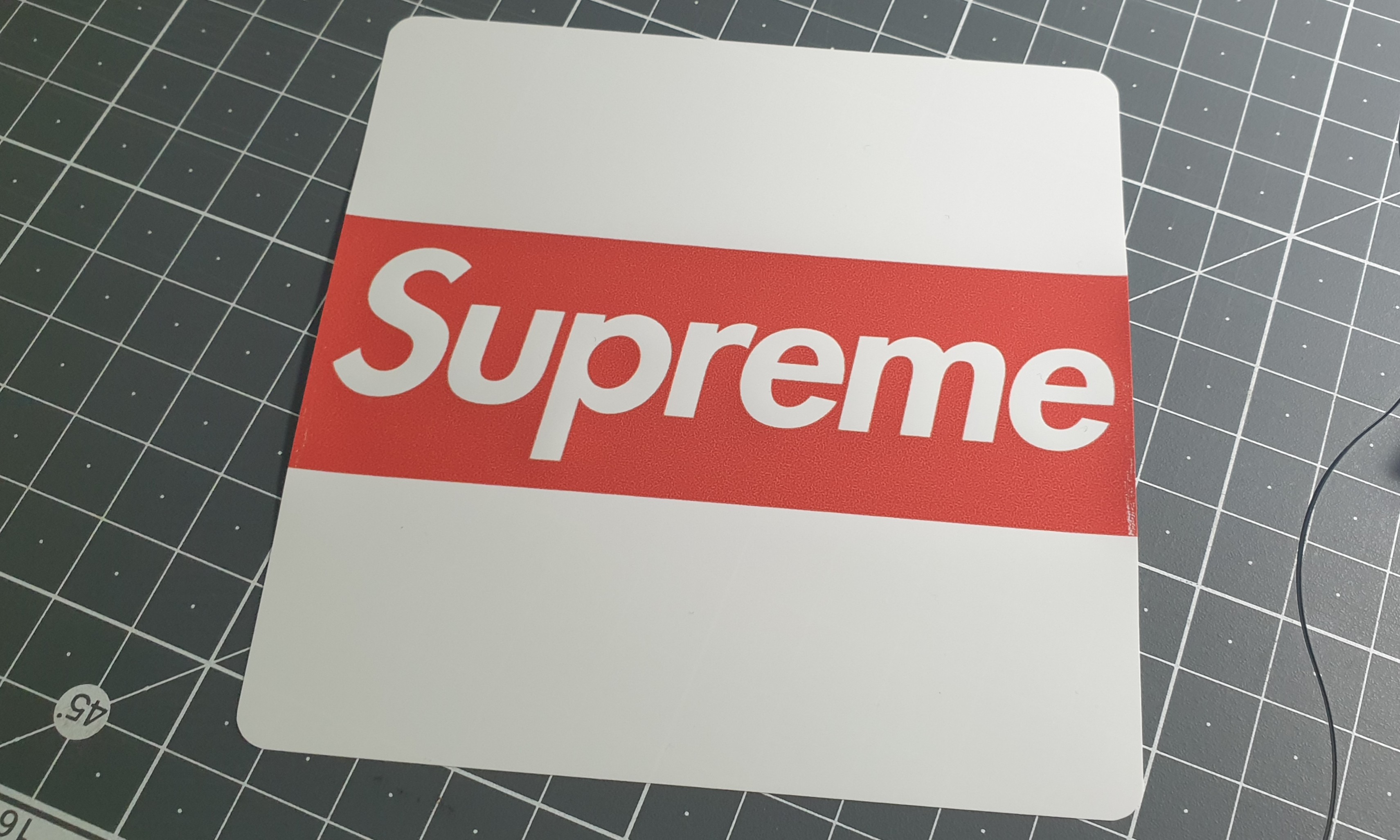 Supreme car decal, Car Accessories, Accessories on Carousell
