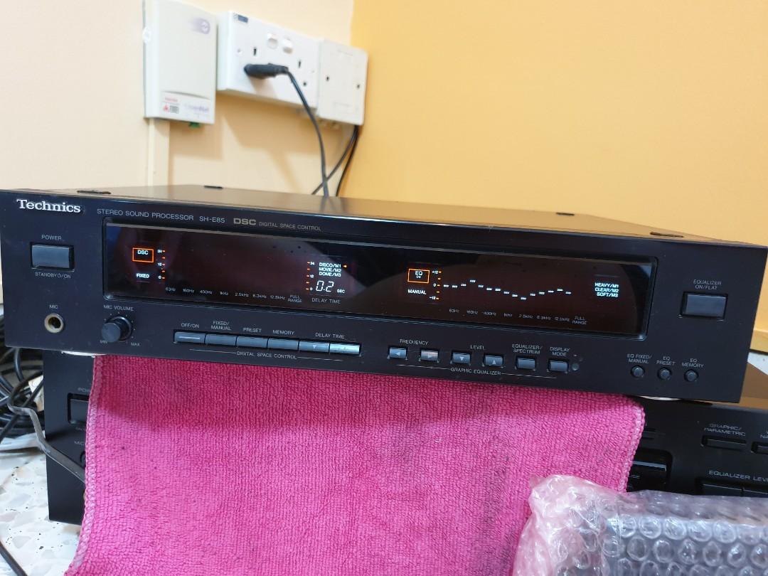 Technics Equaliser sound processor SH E85, Audio, Other Audio Equipment ...