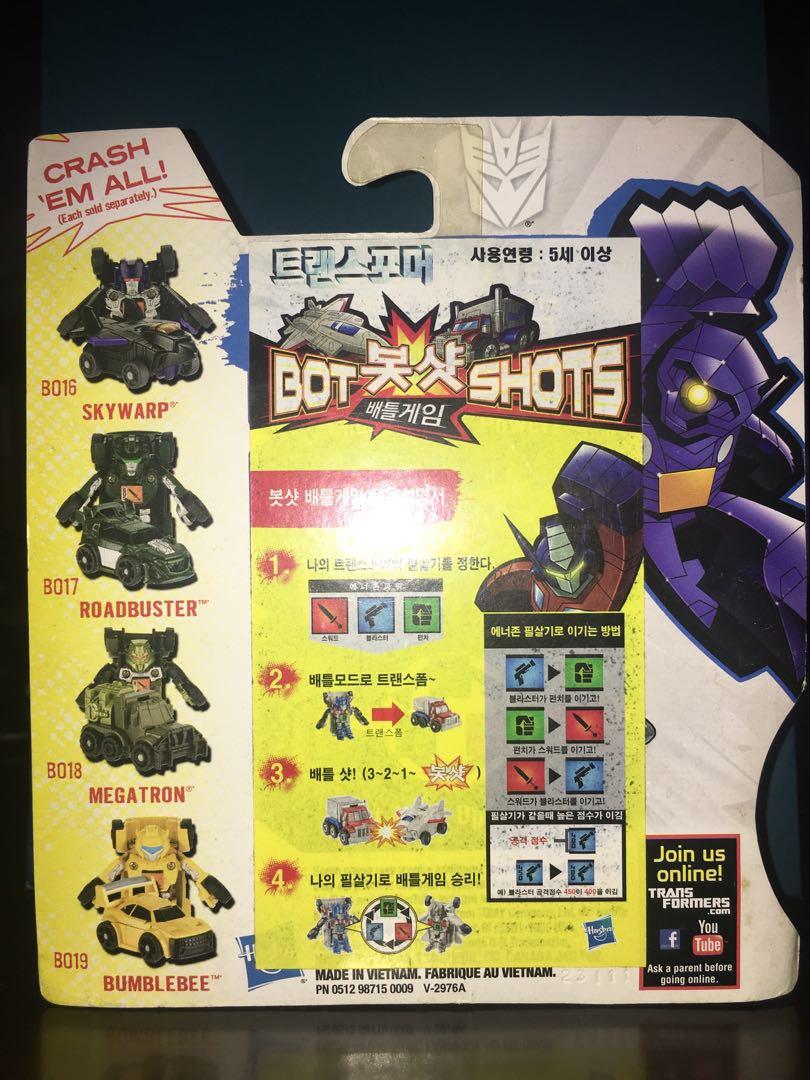TRANSFORMERS BOT SHOTS SHOCKWAVE, Hobbies & Toys, Toys & Games on Carousell