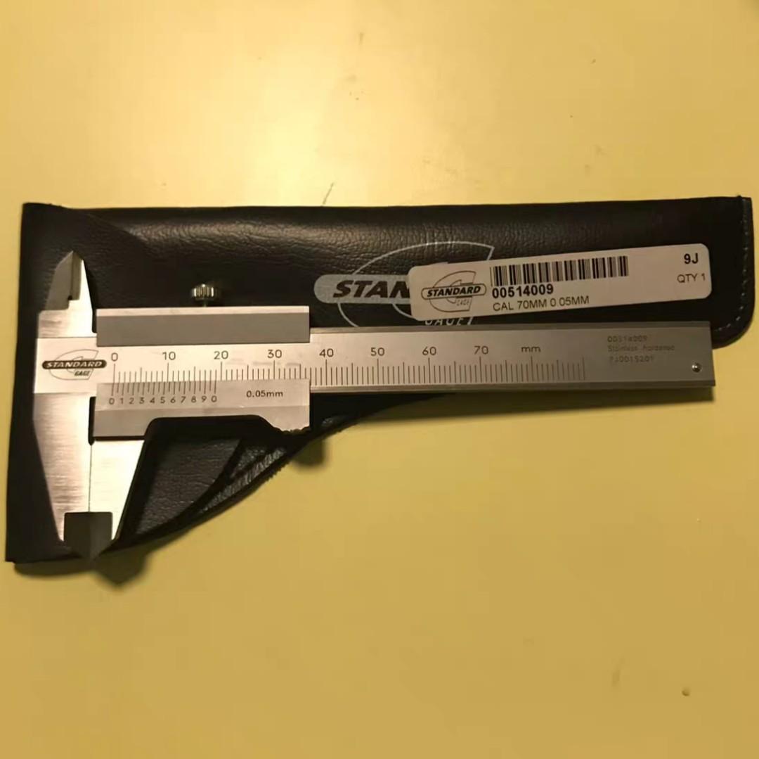 (COD) Angkup vernier mini caliper 70mm 0.05mm industrial grade mini stainless steel Hexagon AB ...