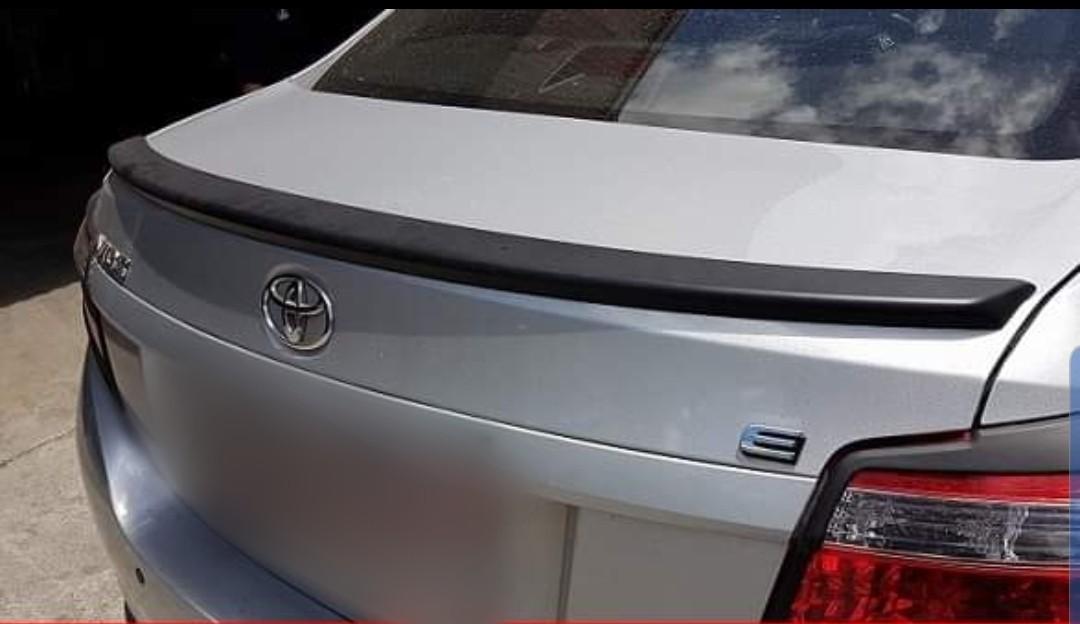 Vios 2014 to 2018 Ducktail Spoiler plastic Toyota also available Carbon ...