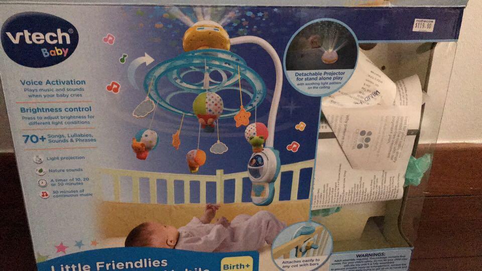 Vtech baby sleeping stars mobile, Babies & Kids, Infant Playtime on ...