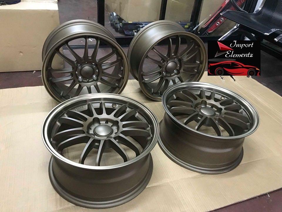 15 inch Volk Rays RE30 Mags 4 holes pcd 100 magwheel 4x100 Civic jazz ...